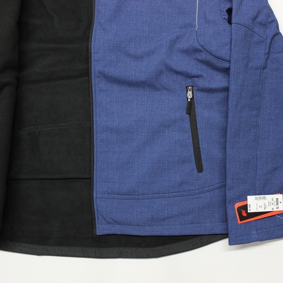New Balance | Jackets & Coats | New Balance Softshell Jacket Blue Print ...